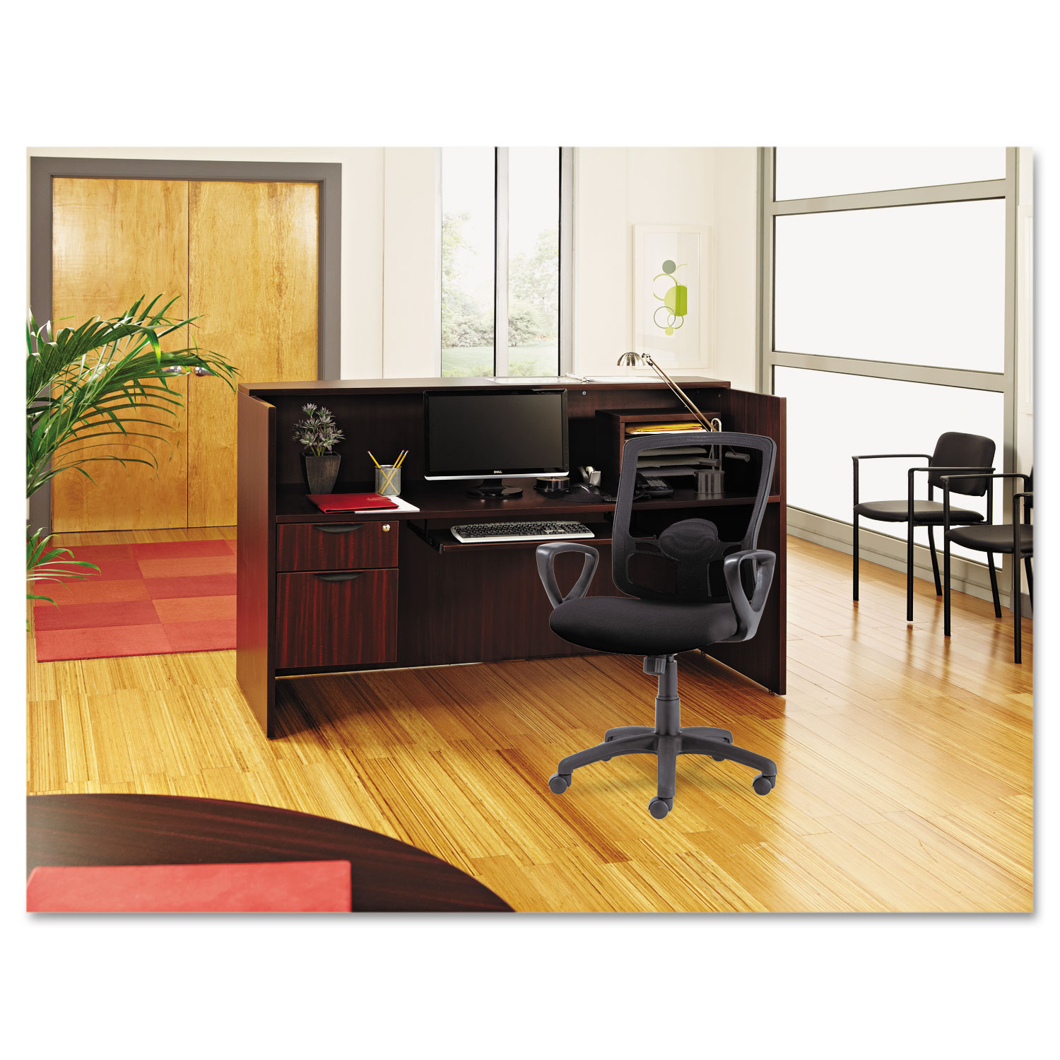 Alera reception desk store
