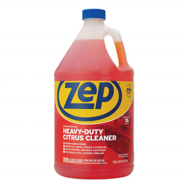 Zep Commercial Cleaner and Degreaser Citrus Scent 1 gal Bottle Quipply