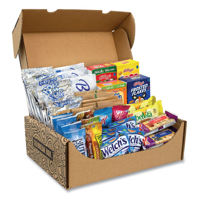 Snack boxes delivered store