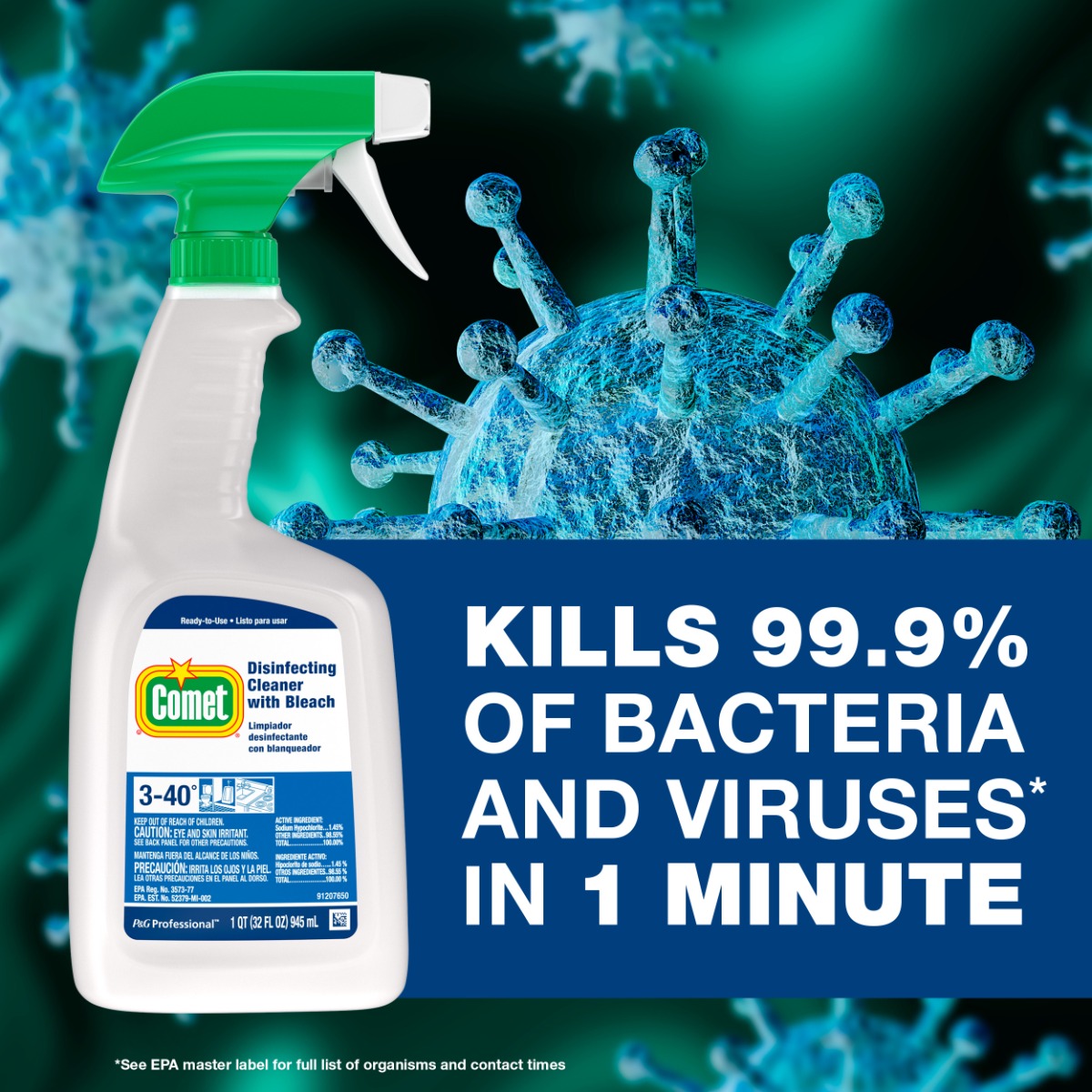 comet cleaner ingredients